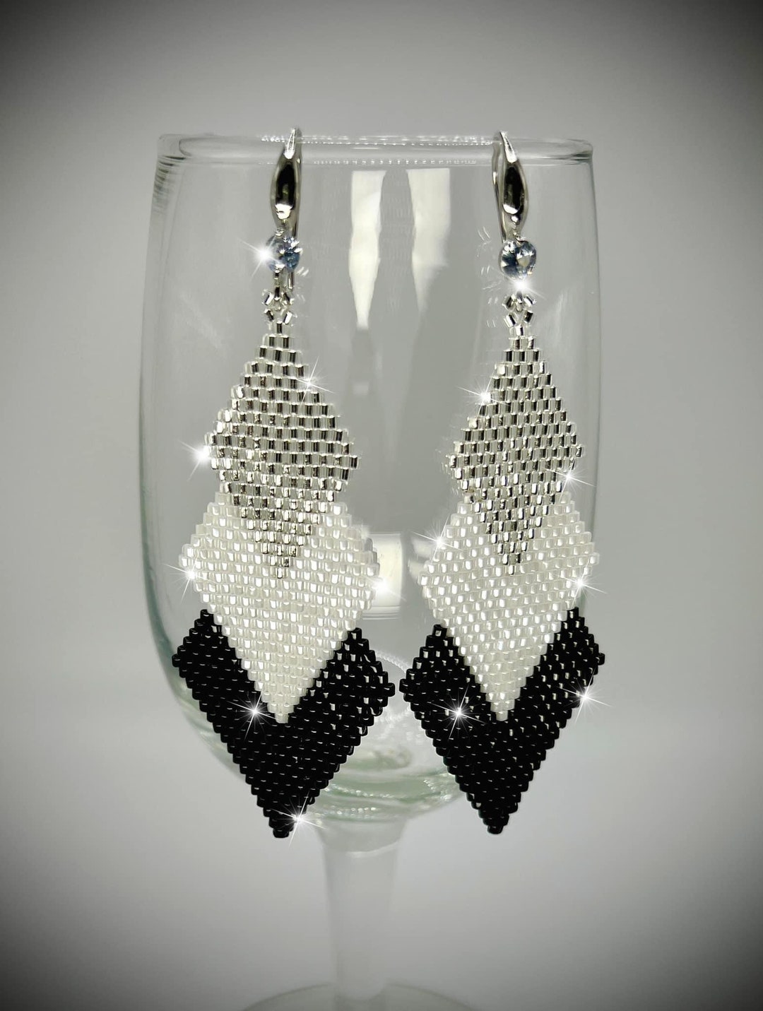Sparkling Triple Diamonds Pattern Only - Etsy