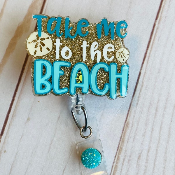 Beach Badge Reel - Etsy