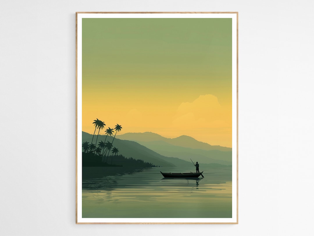 The Philippines Scenery Art Print | Filipino Art, Aesthetic Cultural ...