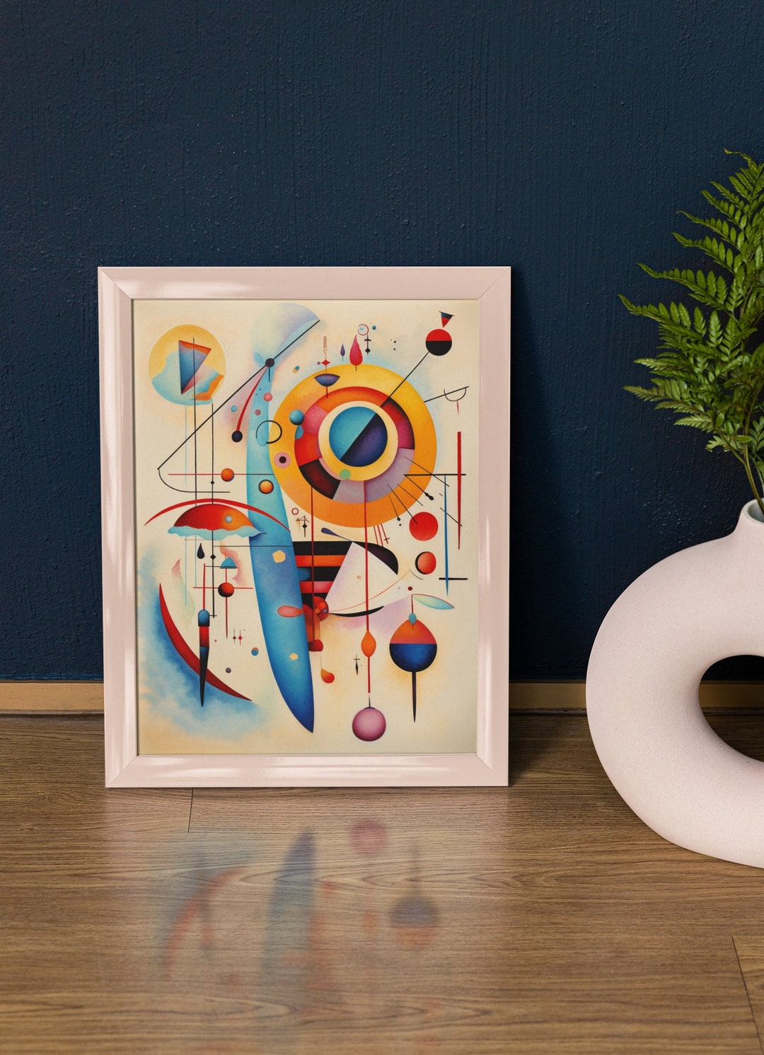Wassily Kandinsky Inspired Geometric Art Print. Must Have for - Etsy