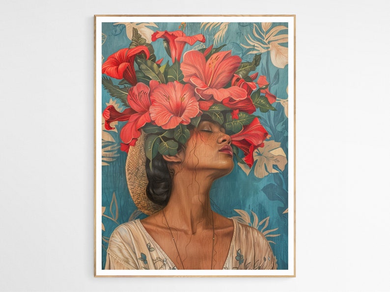 Stunning Filipina Art Print | Authentic Cultural Representation, Ideal ...