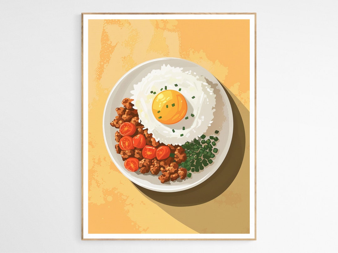 Take a Bite Filipino Food Art Print | Culinary Art Lover Present, Pinoy ...