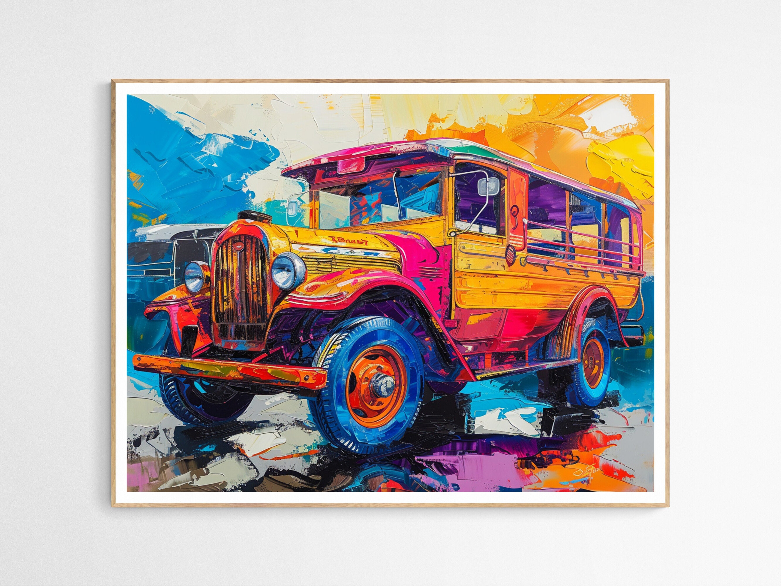 Beauty of the Jeepney Art Print | Filipino Jeepney, Philippines Daily ...
