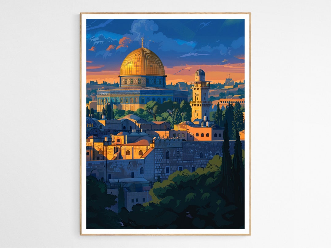 Travel to Palestine Art Print | Palestine Cultural Home Decor, Gift for ...