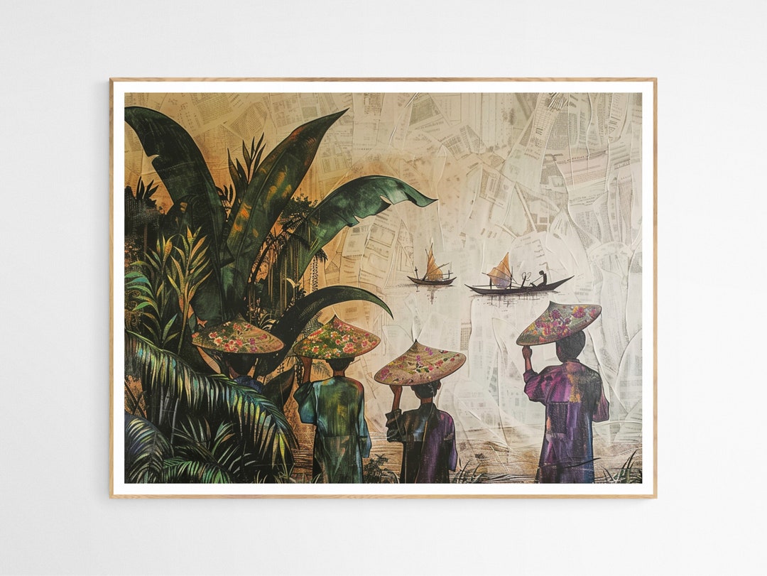 Philippines From a Distance Art Print | Traditional Filipino Wall Decor ...