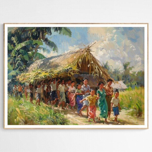 Bayanihan Poster - Etsy