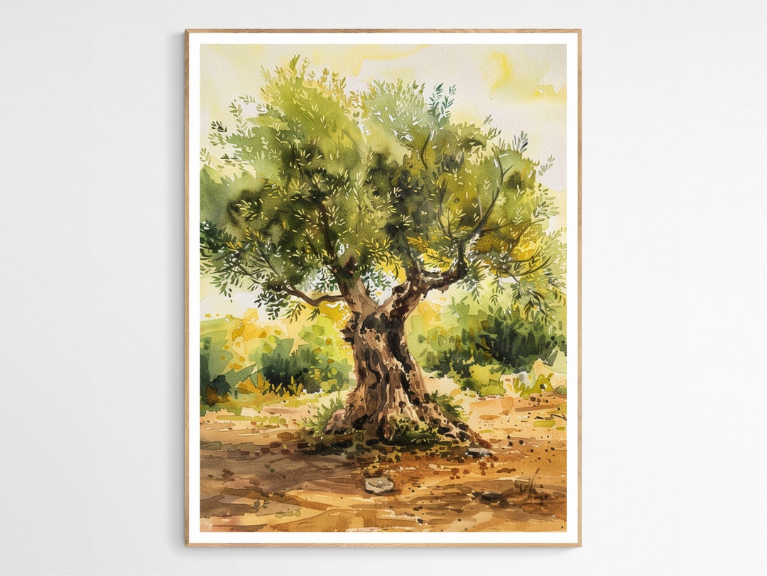 Olive Tree Art Print | Traditional Palestine Culture, Stunning Decor ...