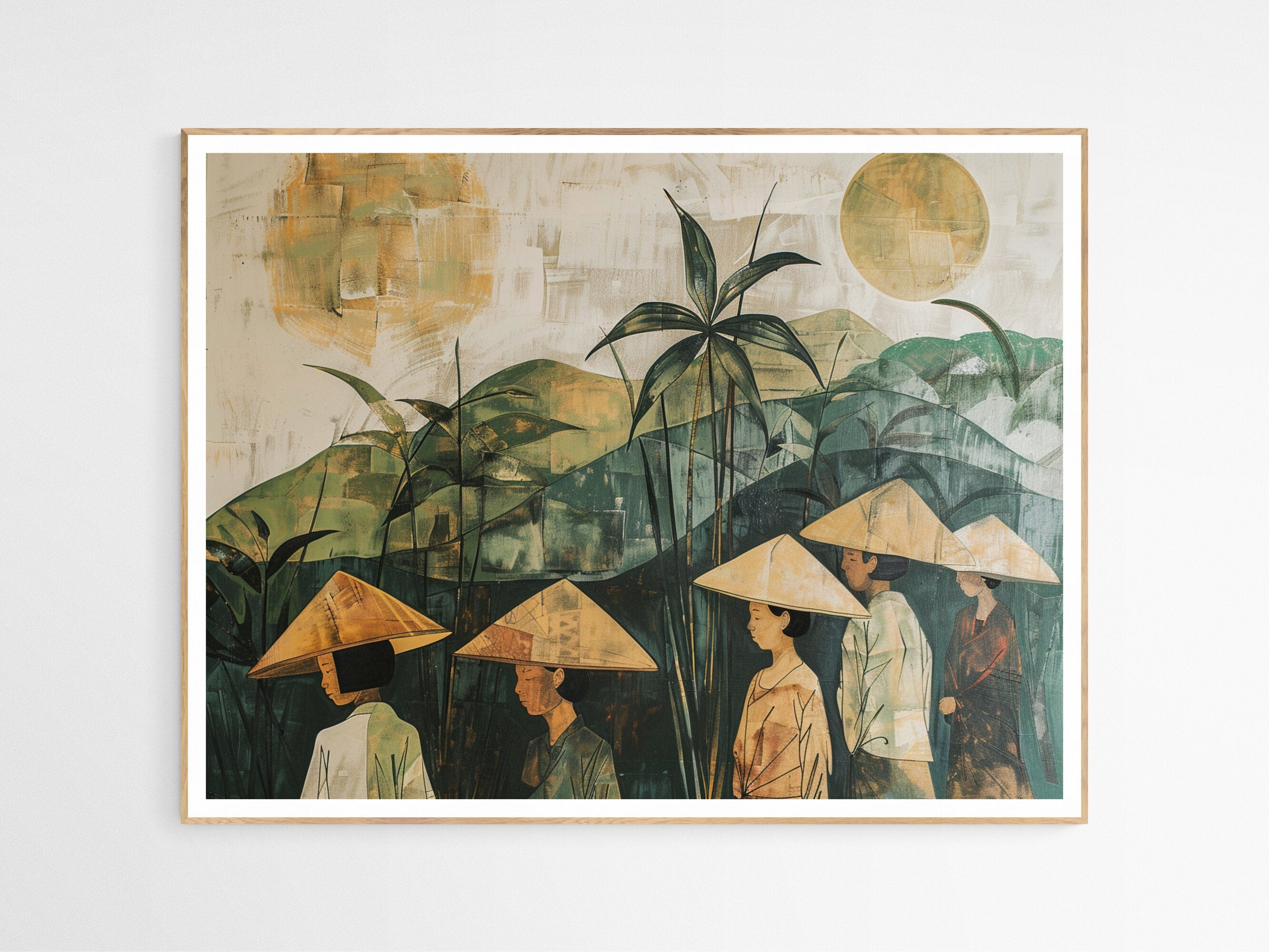 Gathering in the Valley Art Print | Filipino Inspired Art Print ...
