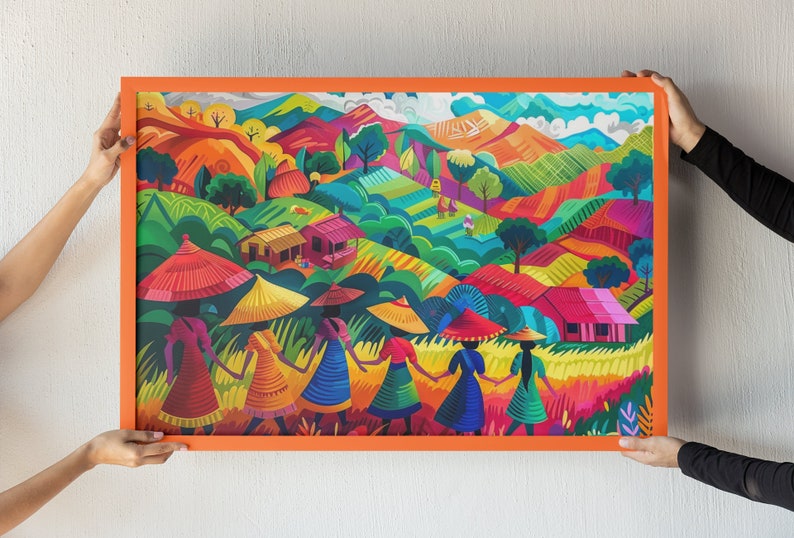 Villagers of the Philippines Art Print Filipino Cultural Art, Folklore ...