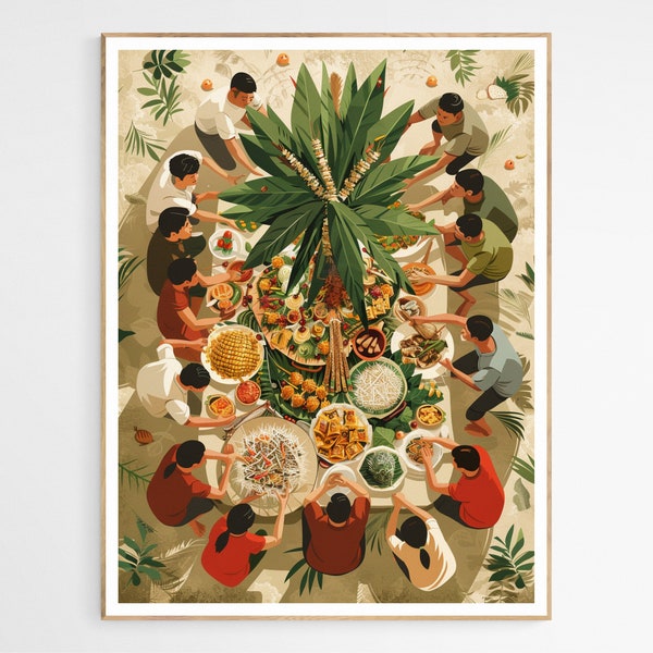 Filipino Cuisine PRINT | Filipino Archival Print | Filipino Poster ...