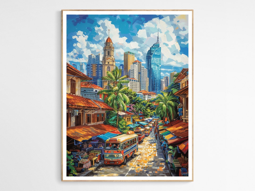 Life in Manila Philippines Art Print | Captivating Culture in ...