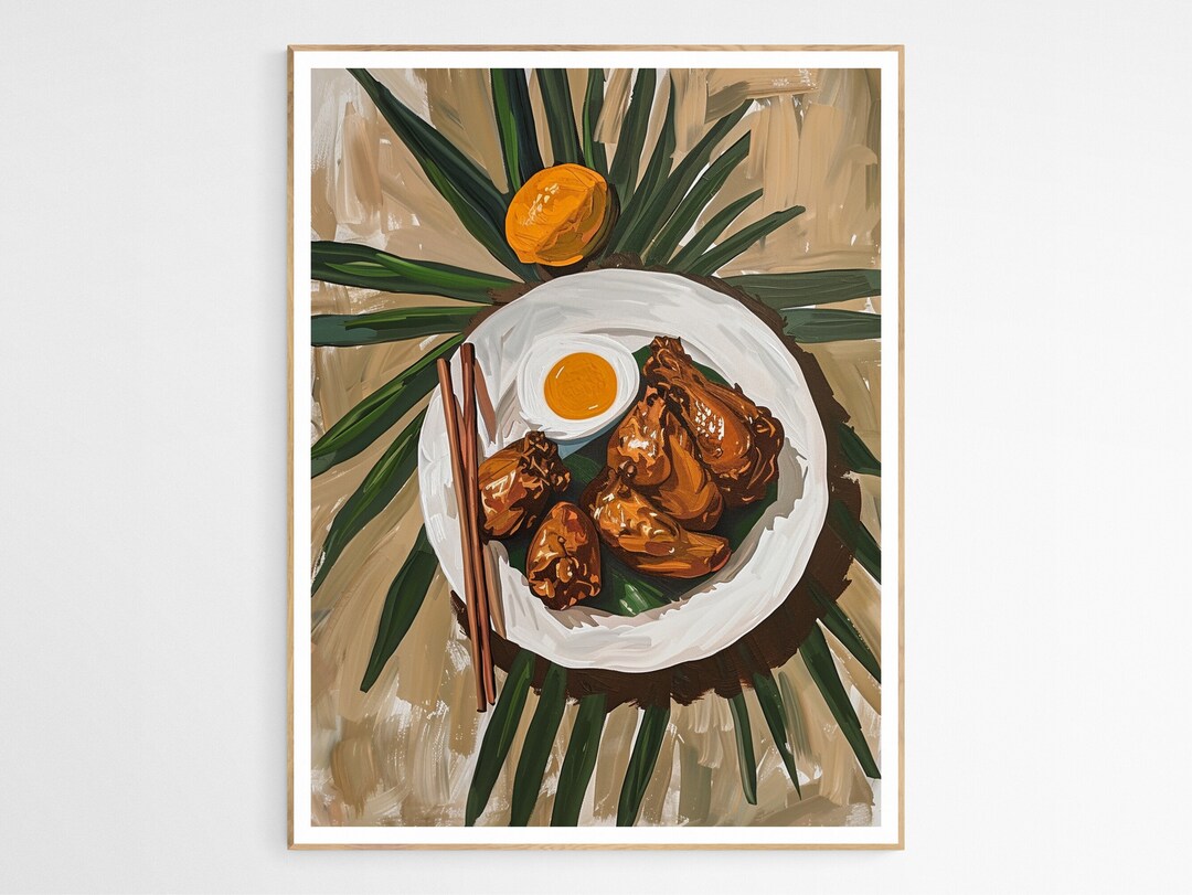 Exquisite Adobo Art Print | Filipino Dish Representation, Ideal for ...