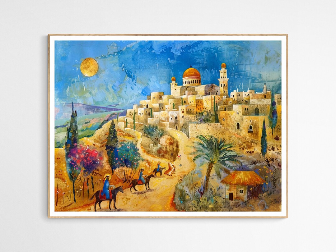 Stunning Bethlehem City Skyline Art Print | Stunning Wall Art Decor ...