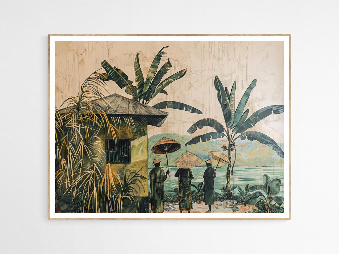 Beyond the Phillipines Village Art Print | Traditional Filipino Wall ...