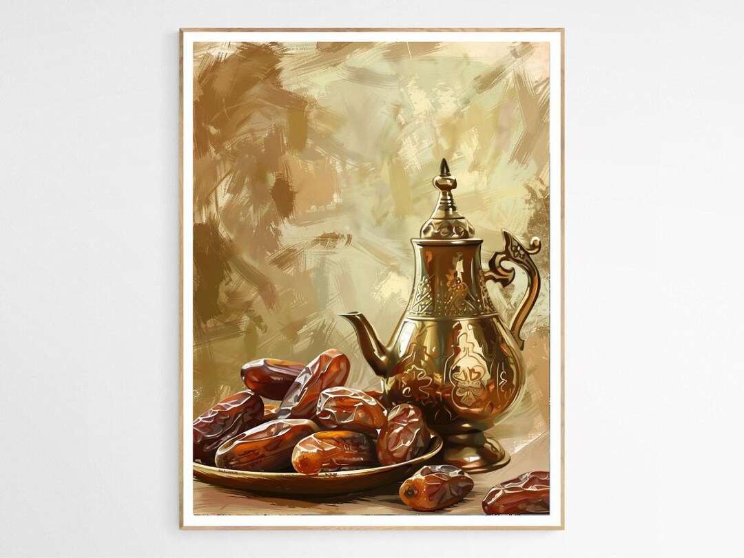 Dates of Ramadan Art Print | Islamic Home Art Decor, Gifts for Muslims ...