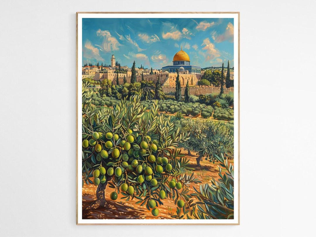 Olive Tree Fields Palestine Art Print | Palestine Art Print, Cultural ...