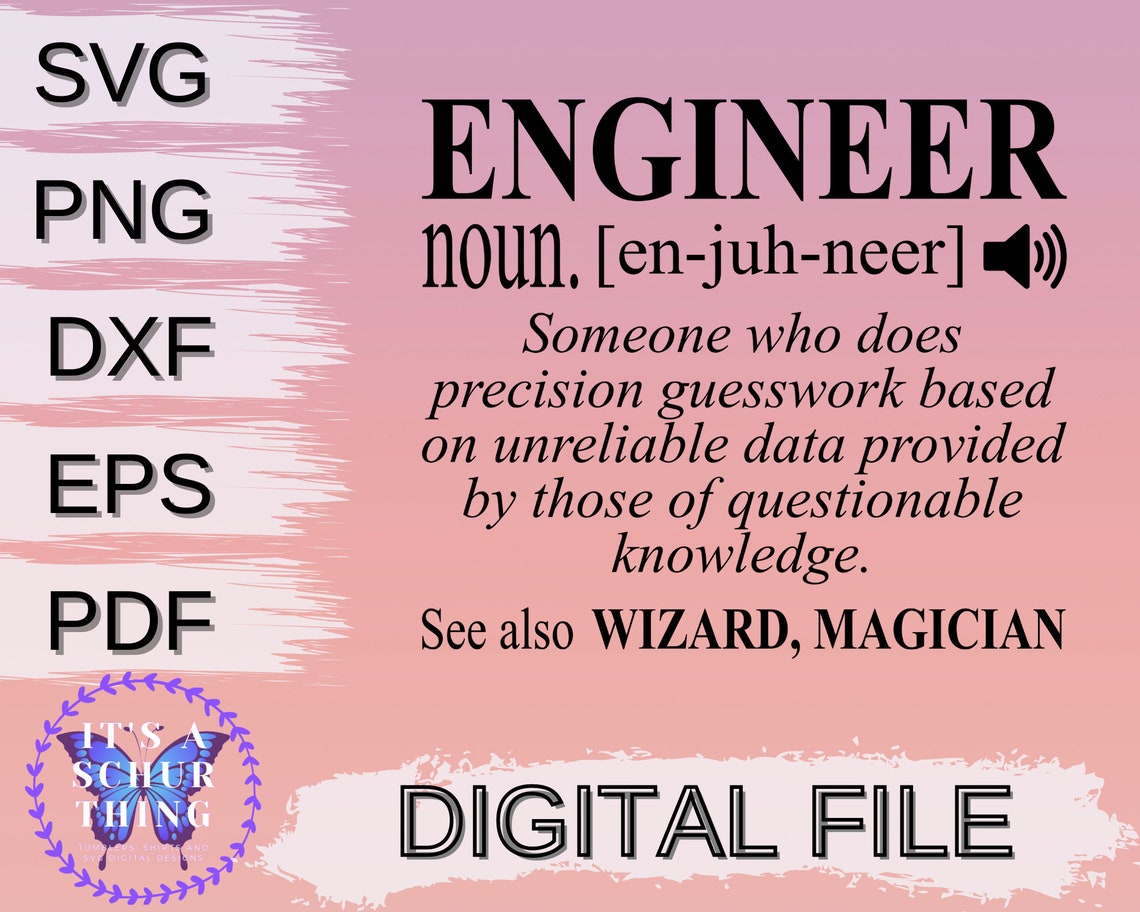 Engineer Definition, Engineering Design, Engineering is a Noun, Cut ...