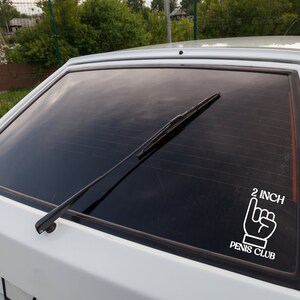 Two Inch Penis Club, Funny Bumper Sticker, Funny Cut File, Instant ...