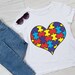 Autism Awareness Puzzle Piece Heart, Easy, Layered, Cut File, Instant ...