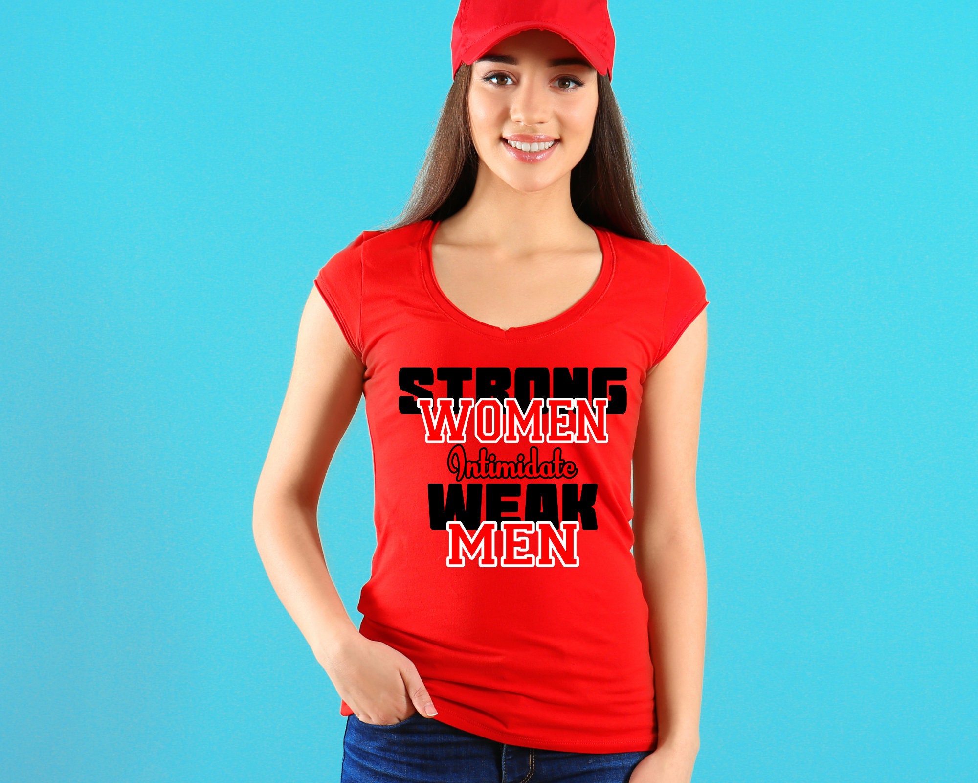 Strong Women Intimidate Weak Men Girl Power Cute Cut File - Etsy UK