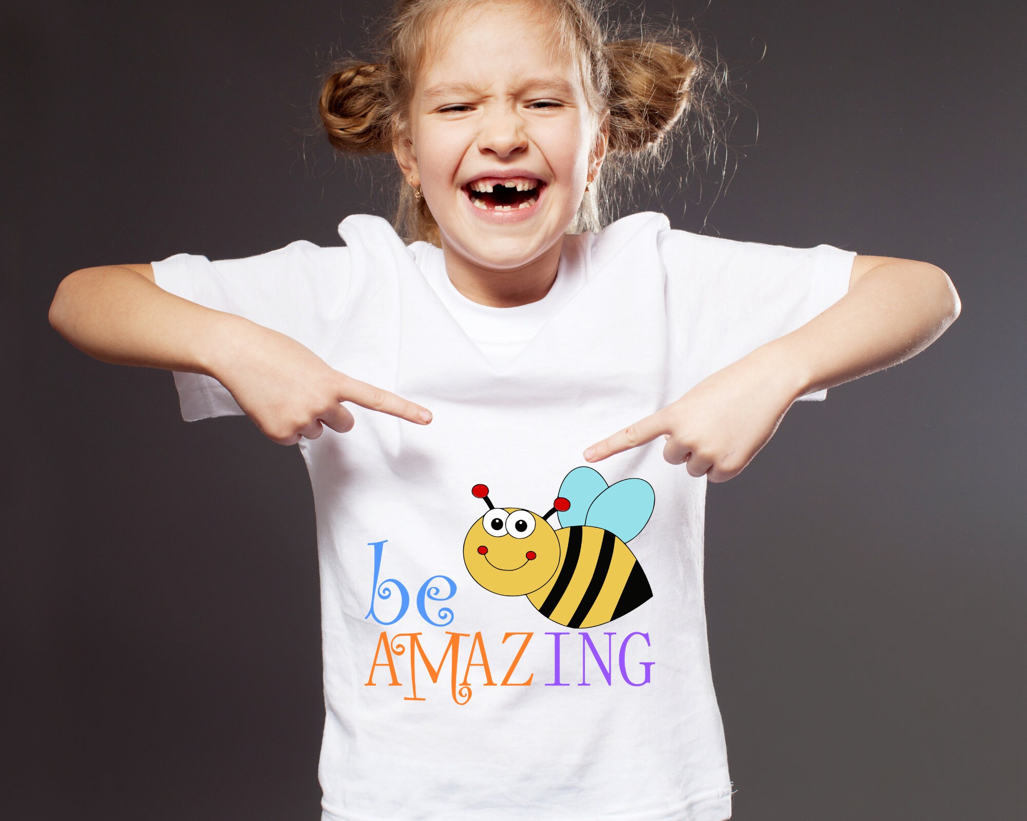 Be Amazing Cartoon Bumble Bee Cute Cut File Instant Digital Download ...