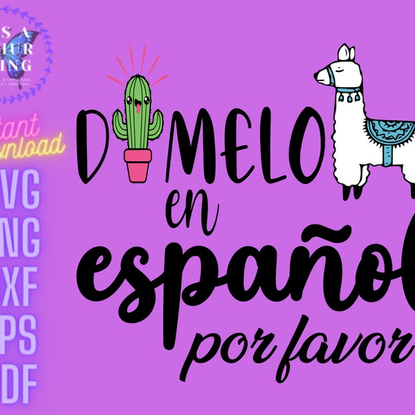 Spanish Svg Files - Etsy