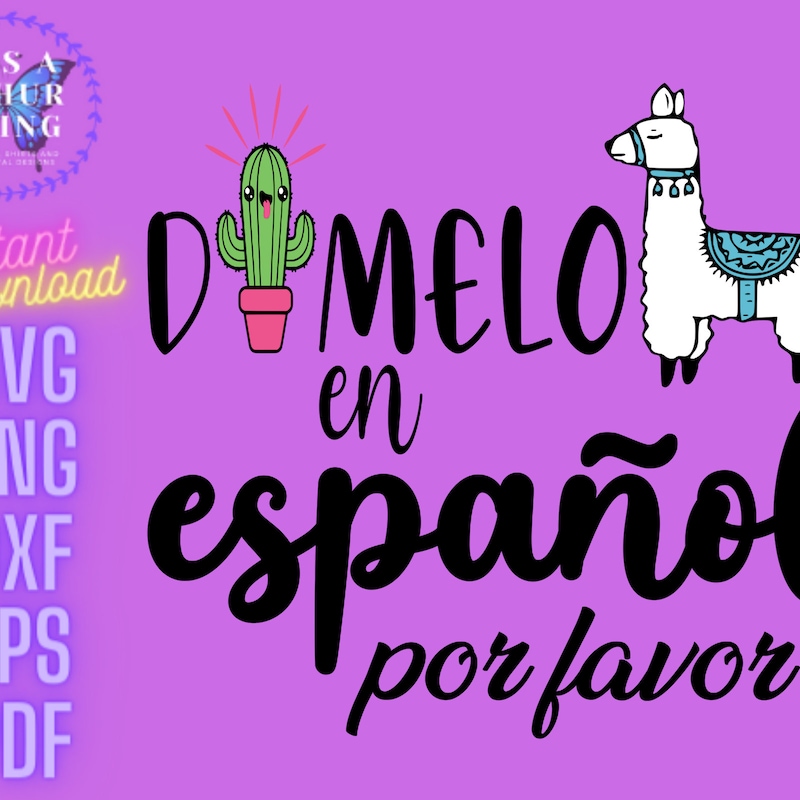 Spanish Svg Files - Etsy