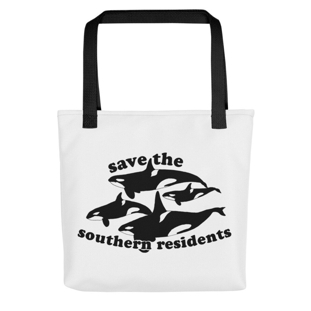 Save the Southern Residents Killer Whale Orca Tote Bag - Etsy