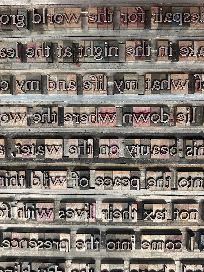 The Peace of Wild Things wendell Berry Poem Giclee Edition - Etsy