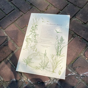 The Honorable Harvest • Letterpress Printed by Hand • 12in X 18in Print ...