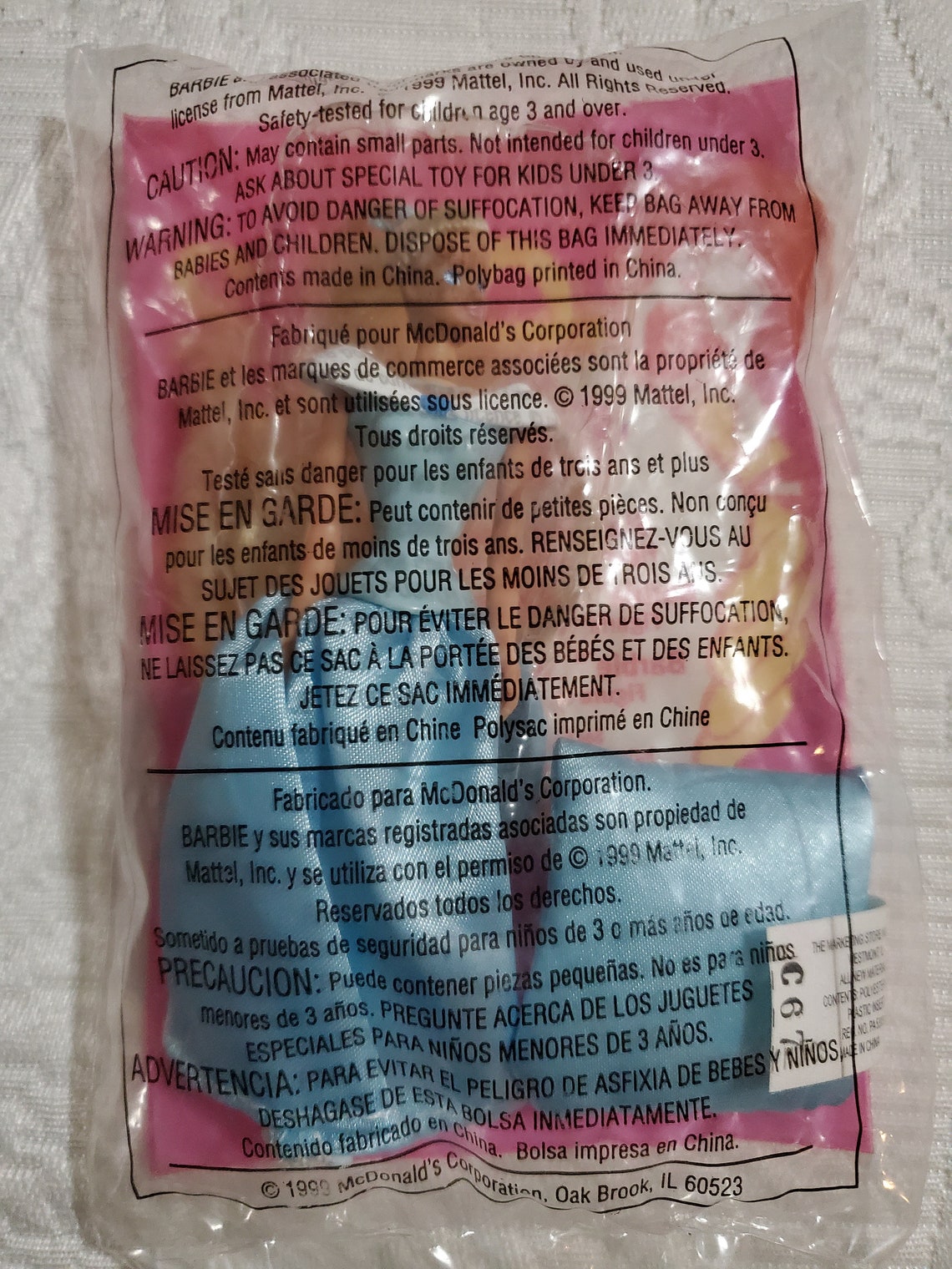 Sleeping Beauty Barbie Mini Doll with accessories Happy meal | Etsy