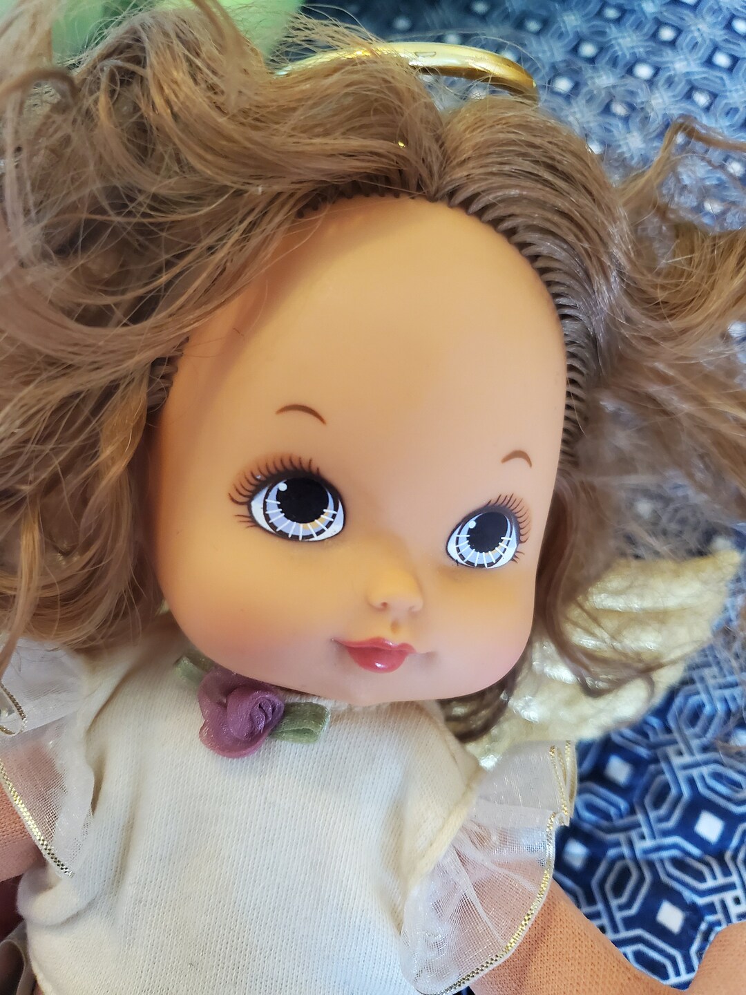 MGA Prayer Angel Brunette Blue Eyes Spanish Working Vintage 9 - Etsy