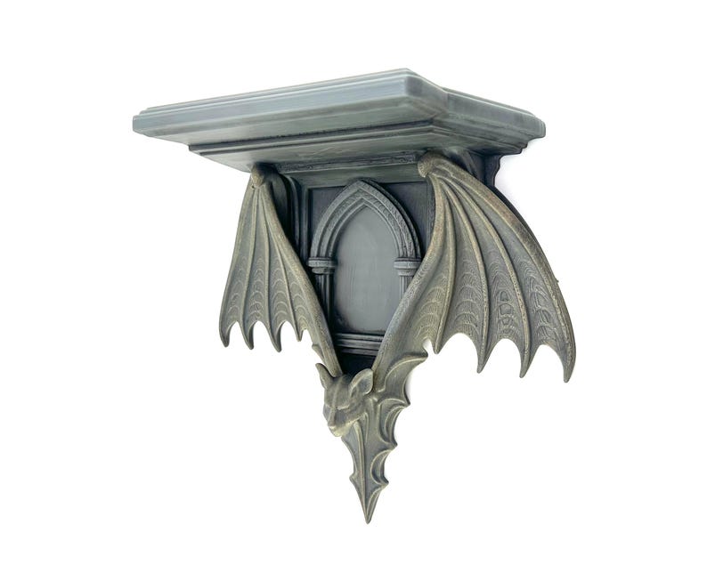 Gothic Vault Bat Wall Shelf - Etsy