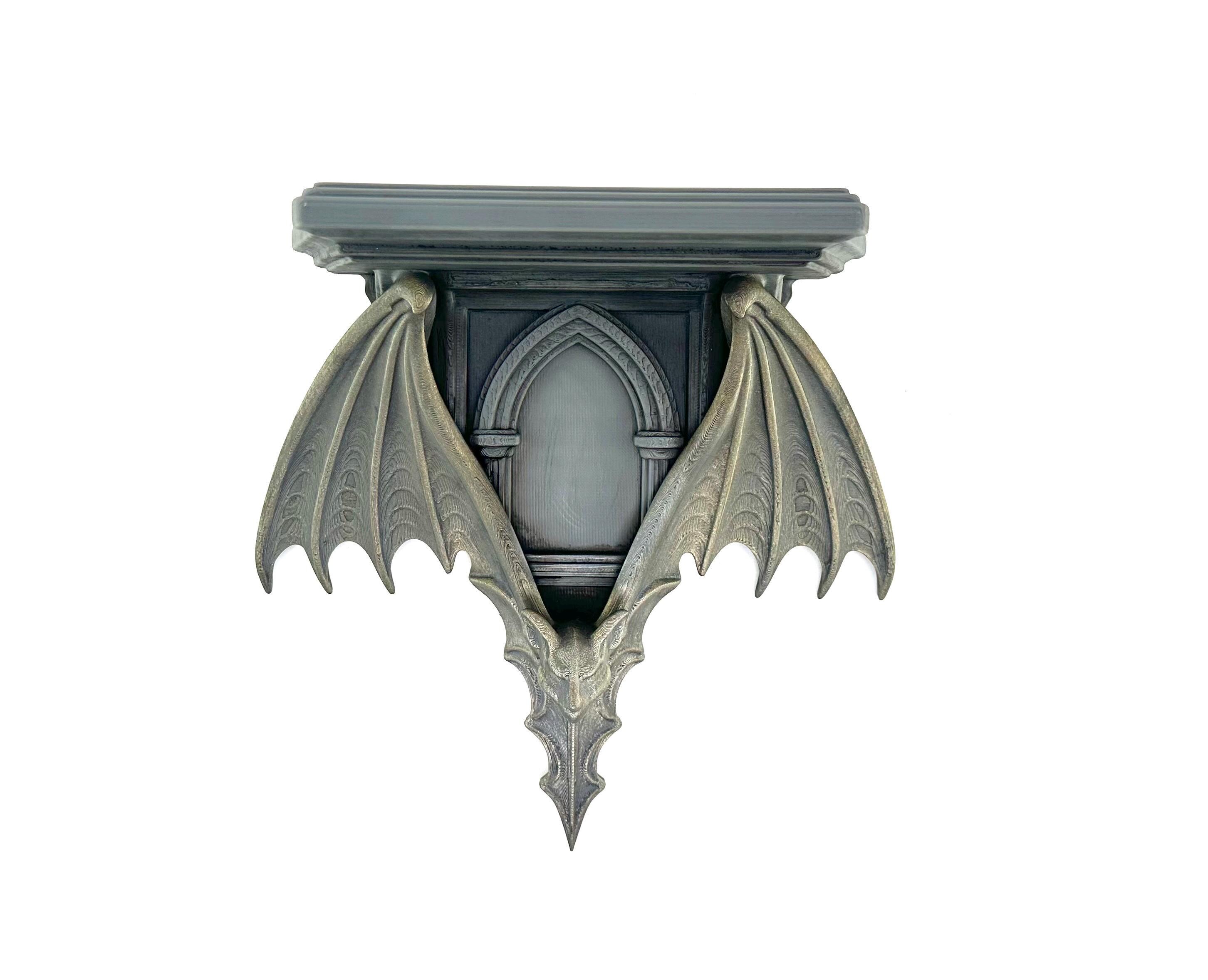 Gothic Vault Bat Wall Shelf - Etsy