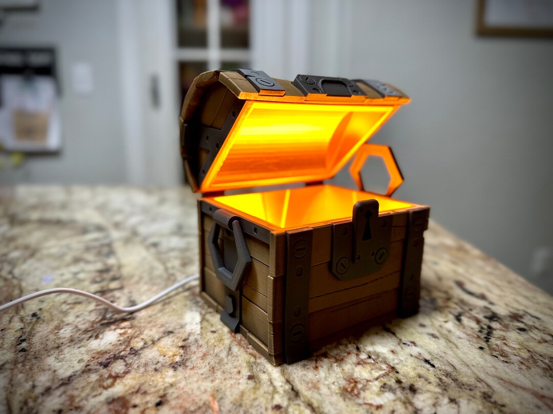Lighted Loot Chest 3D Printed - Etsy