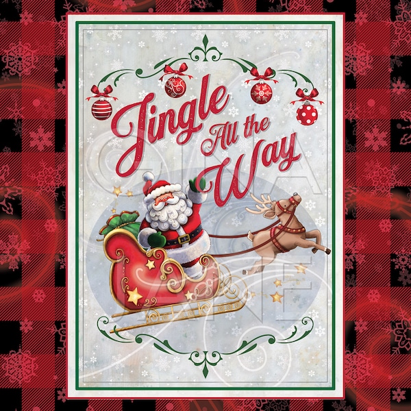 Santa This Way Sign - Etsy UK