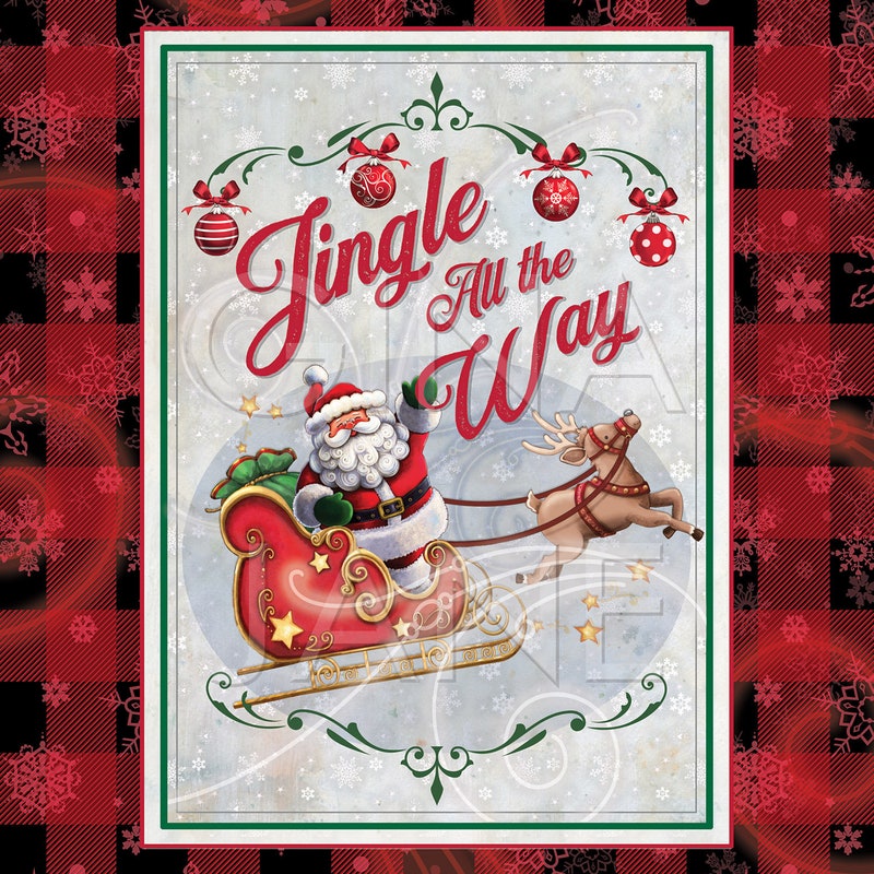 Santa This Way Sign - Etsy UK