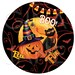 Halloween Pumpkin Witch Hat | Black Cat -vintage Style | DIY Craft ...