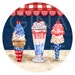 Summer Ice Cream Patriotic Digital Art by Gina Jane DIY Craft - Etsy