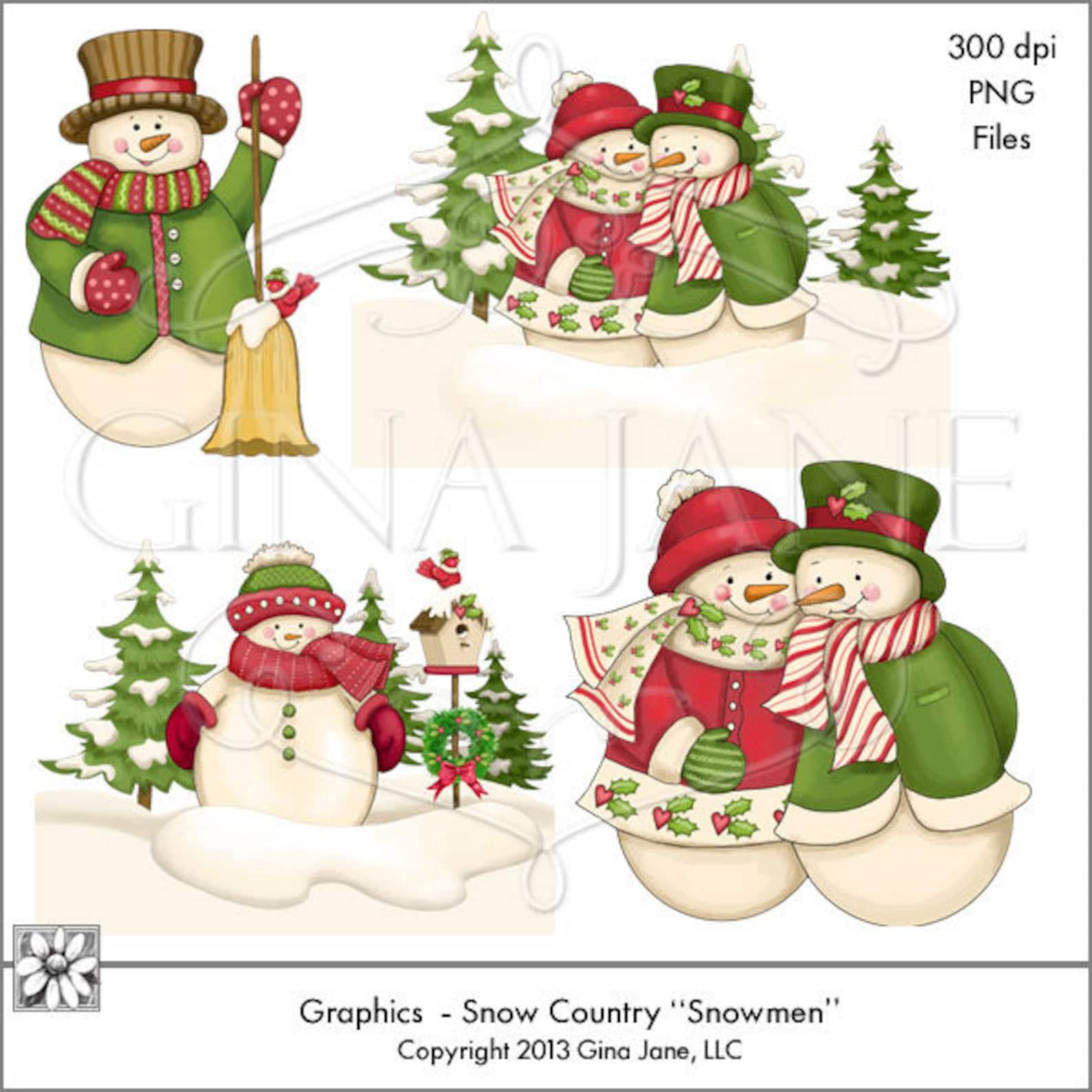 Snowman PNG Clipart | Snow Country Graphics 2019 by Professional Artist ...