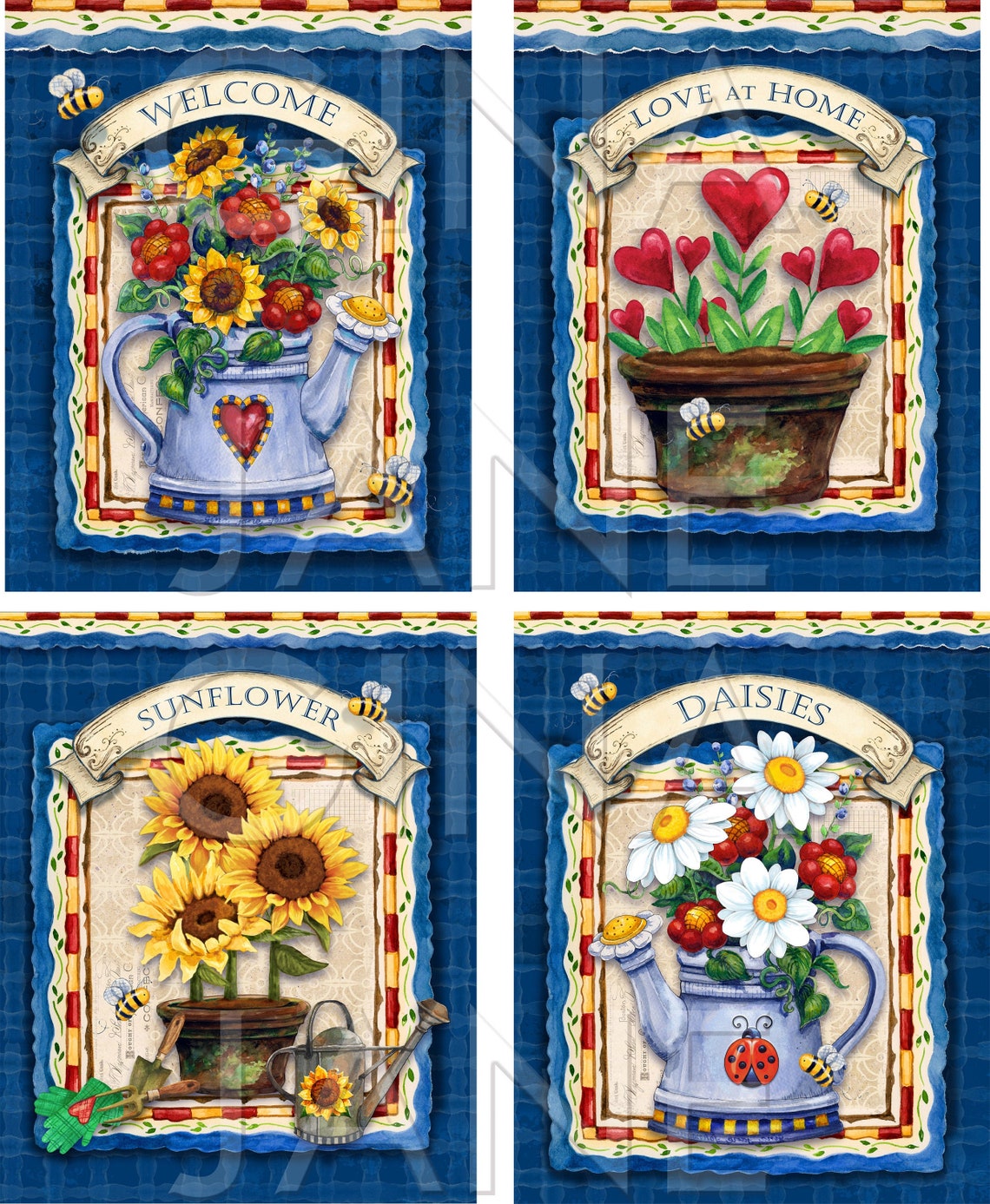 Gina Jane's Frontier Woman Pioneer Kitchen Decor Digital - Etsy