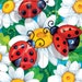 Lady Bug Daisies Spring Decor DIY | Welcome Spring DIY Wreath Printable ...