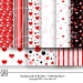 Valentine's Day Backgrounds & Borders - Black and Red PNG | DIY ...
