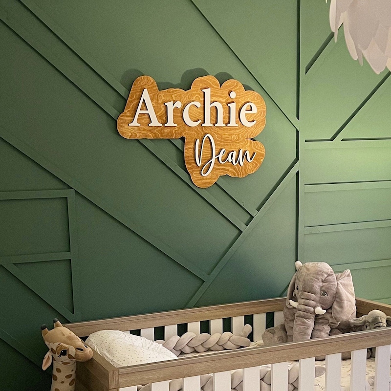 Custom Nursery Sign - Etsy
