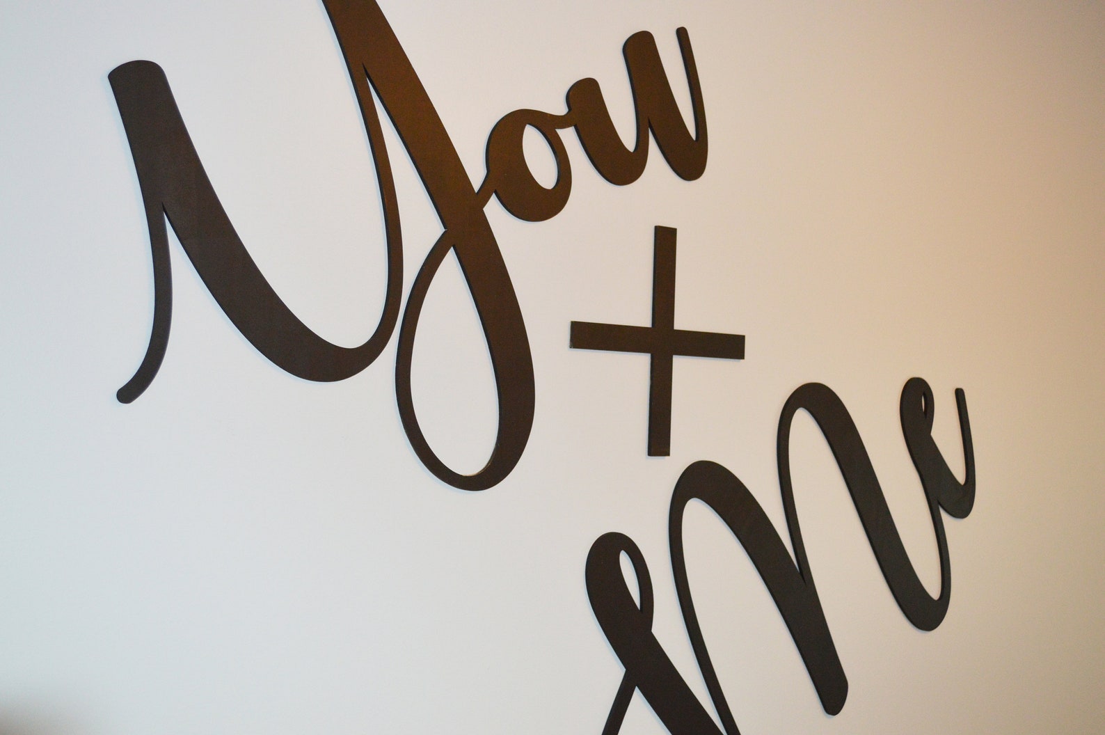 You Me Wooden Sign Wooden Word Cut Wooden Laser Cut - Etsy