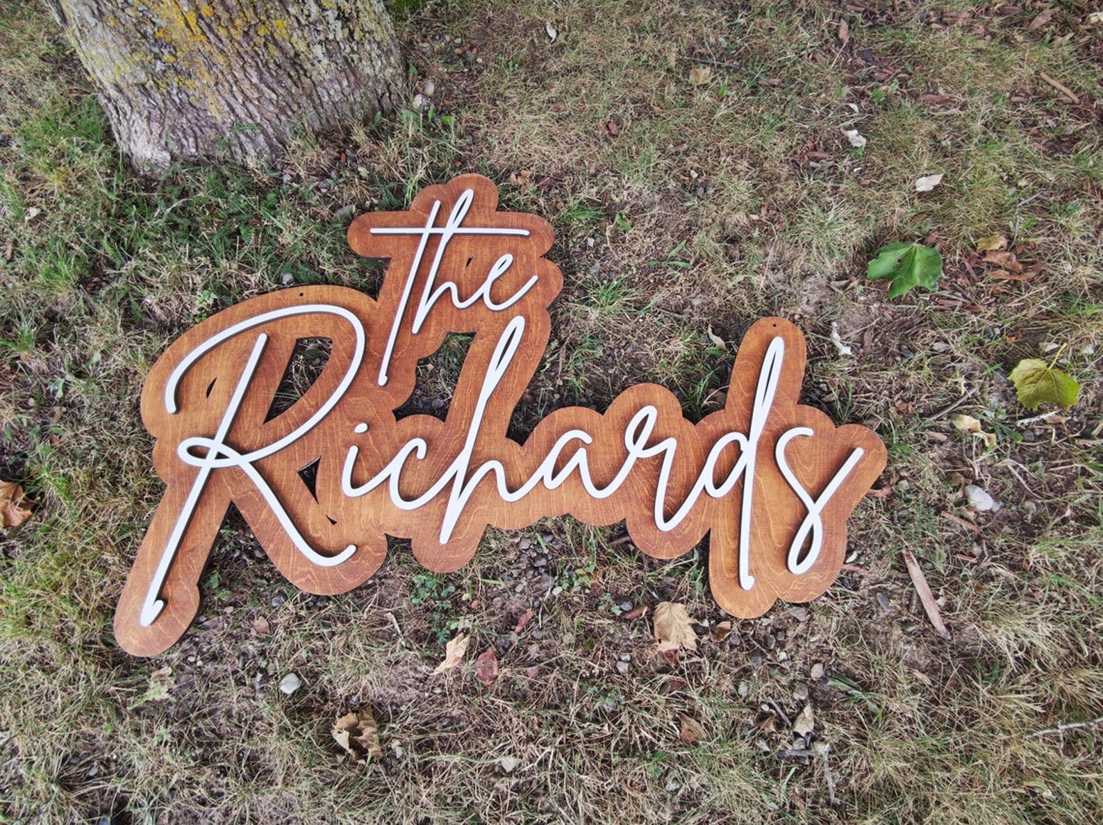 Wooden Name Sign Layered Name Sign Custom Name Wood Sign - Etsy Canada