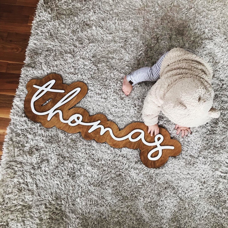 Name Signs for Nursery Boy - Etsy