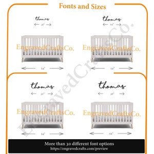 Baby Name Cutout for Nursery | Above the Crib Name Sign | Large Custom ...