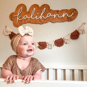 Baby Name Sign for Nursery Boy/girl | Custom Baby Name Sign | Layered ...