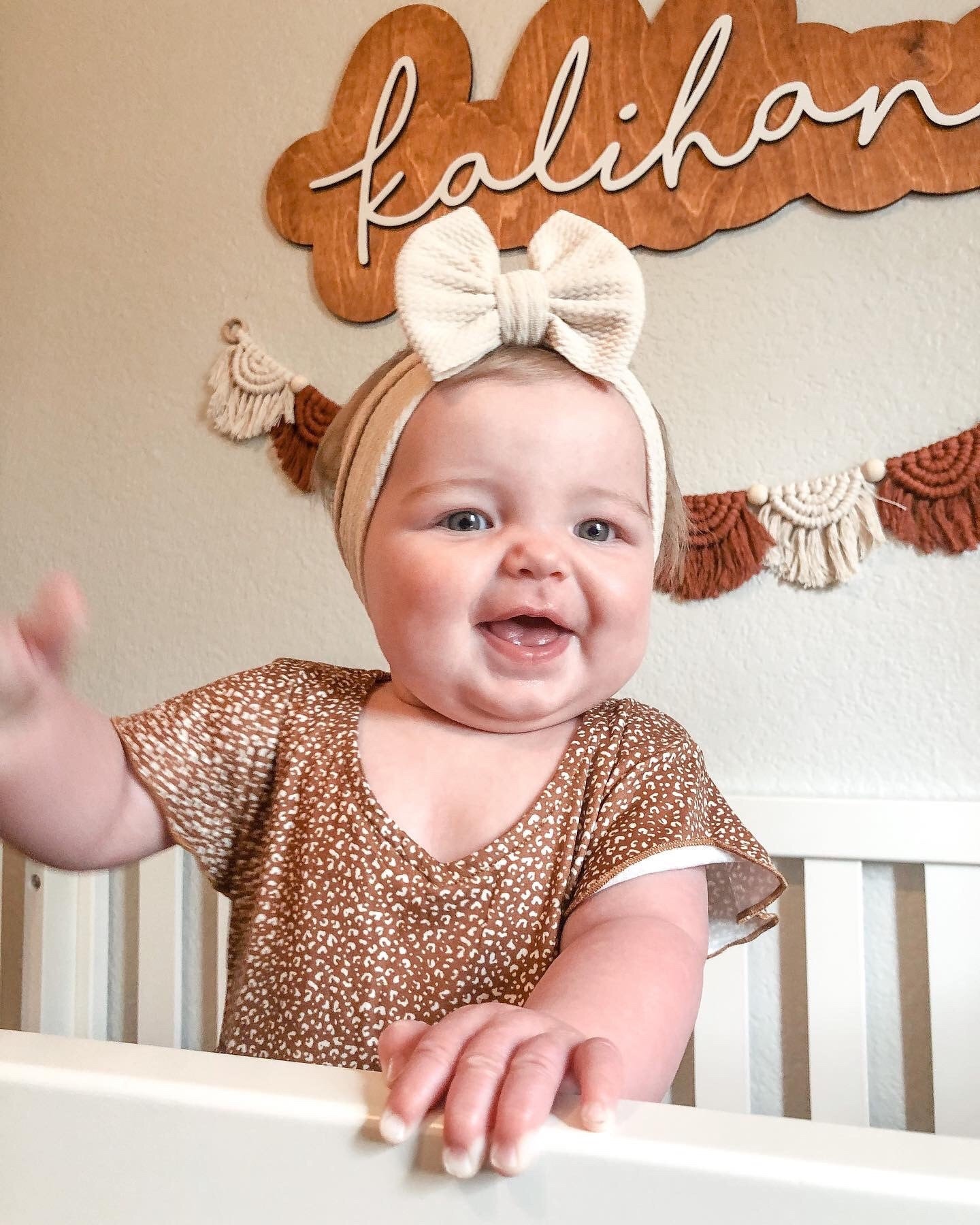 Baby Name Sign for Nursery Name Sign Above Crib Name Sign | Etsy